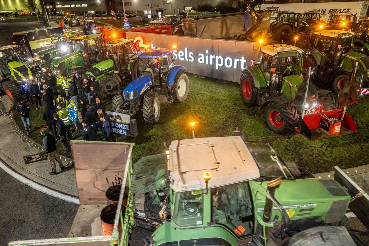 Driedaagse actie van boze boeren op Brucargo is voorbij | BRUZZ
