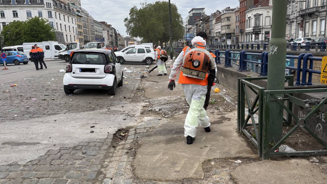 Stad-Brussel verwijdert opnieuw 480 kilo afval op Poincarélaan | BRUZZ
