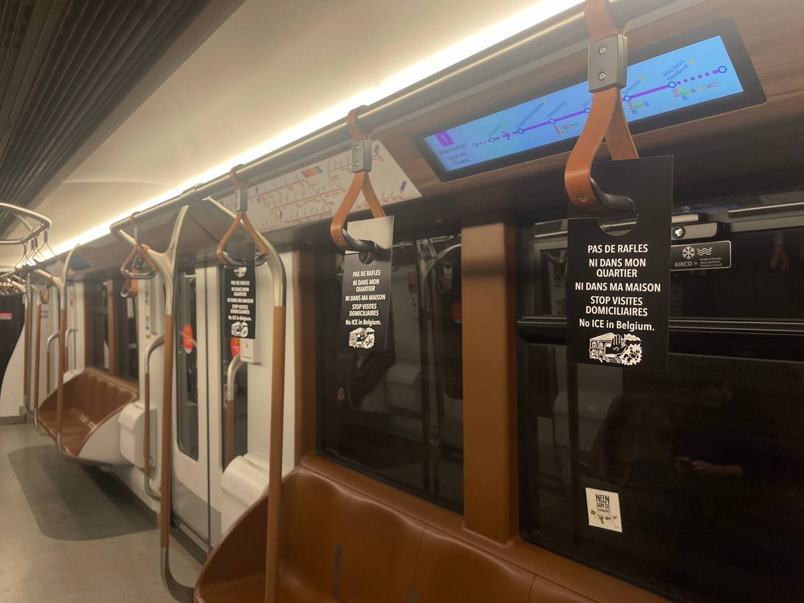 Actievoerders hangen Brussel vol affiches tegen wetsvoorstel voor ...