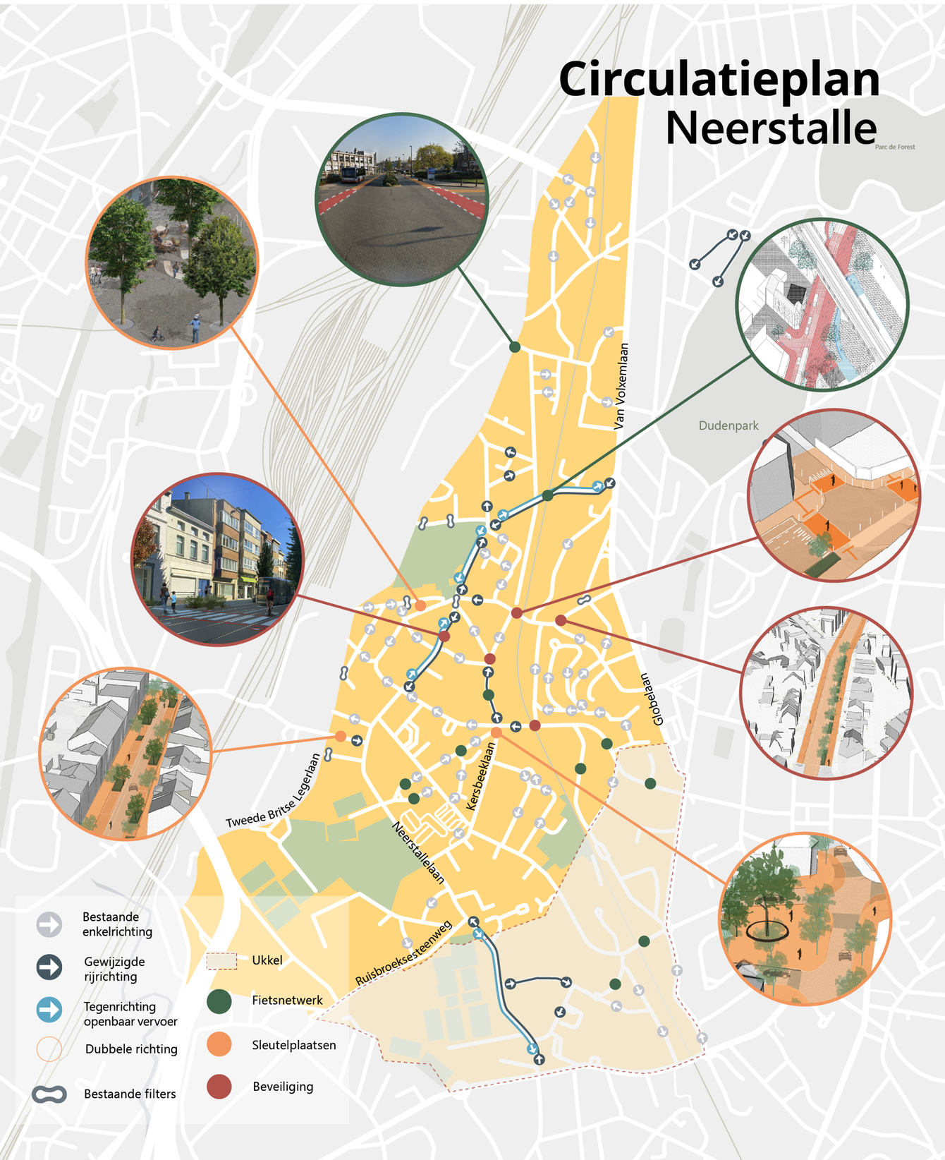 Vorst lanceert Good Move-plannen in Neerstalle-wijk: circulatie pas ...