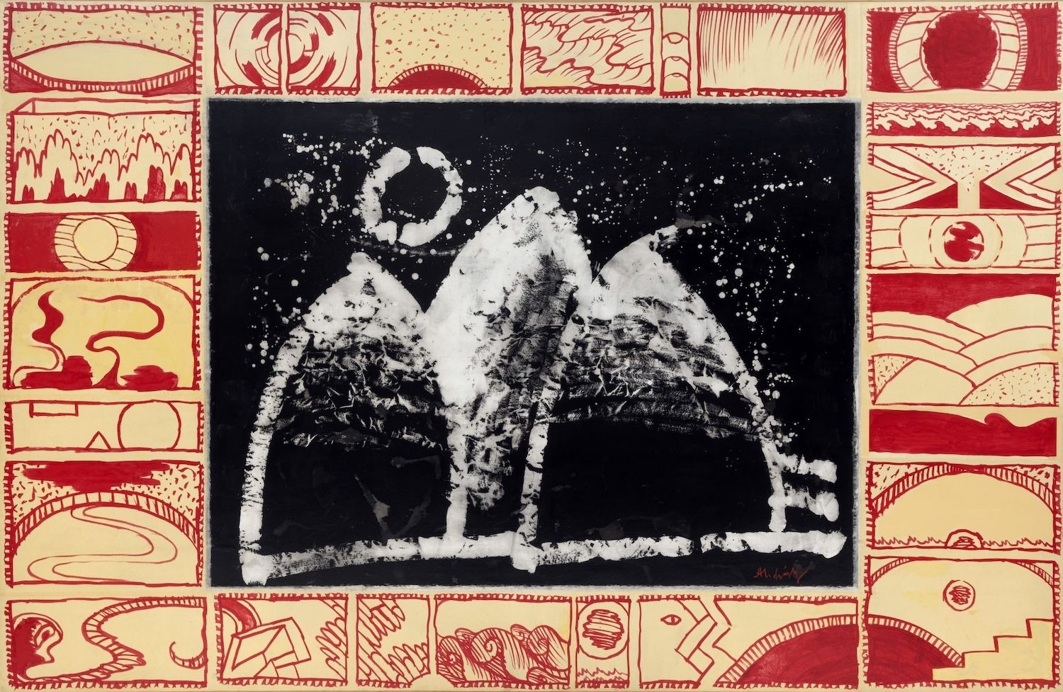 Pierre Alechinsky in Villa Empain: overweldigende reis door het oeuvre ...