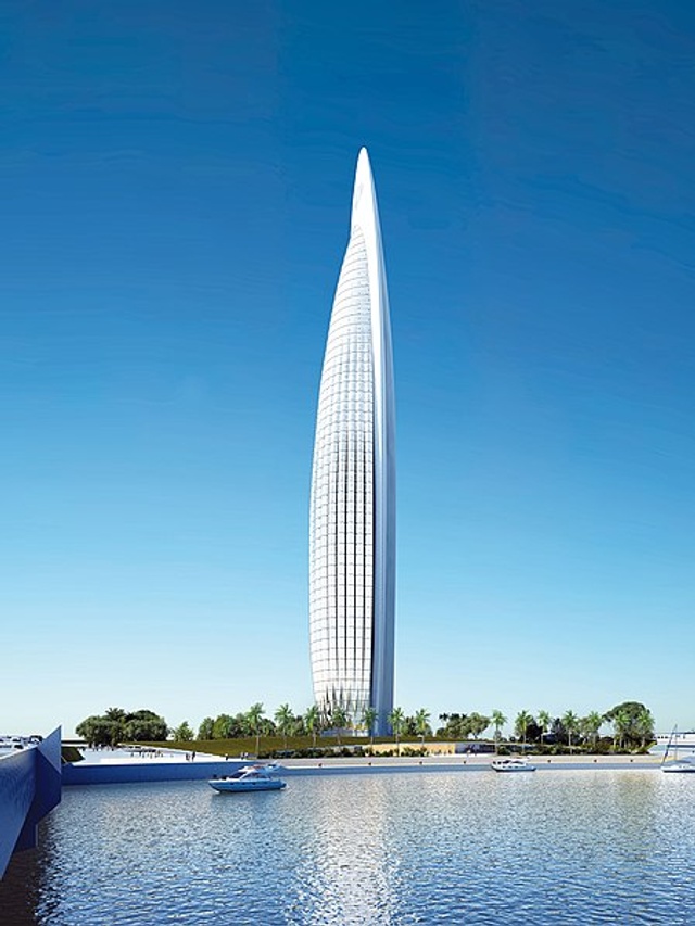 Brussels tintje voor toren die tijdelijk hoogste van Afrika wordt | BRUZZ
