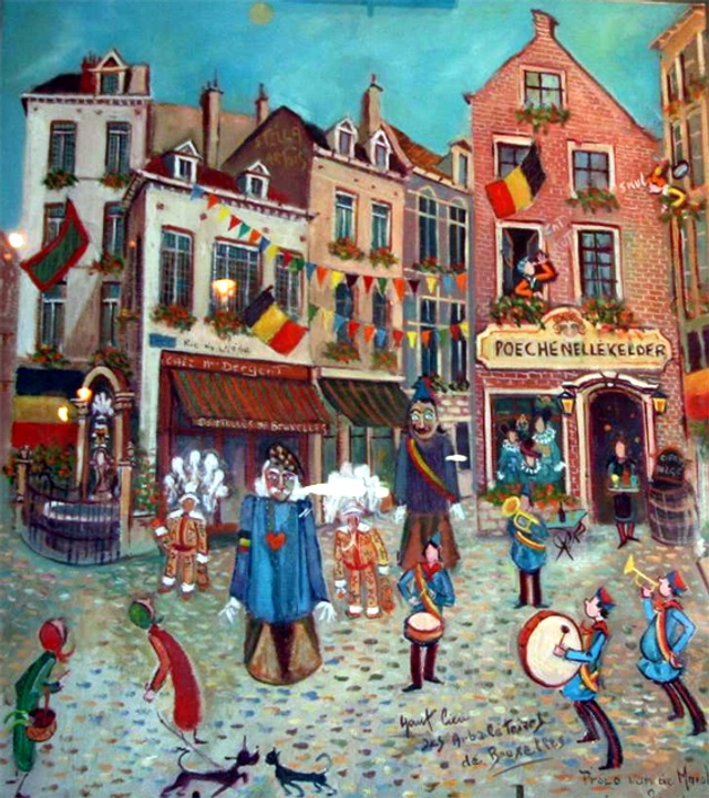 Straatschilder Prolo des Marolles overleden | BRUZZ