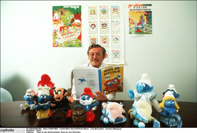 BIG CITY. De Smurfen ontstonden toen Brusselse tekenaar Peyo niet op ...