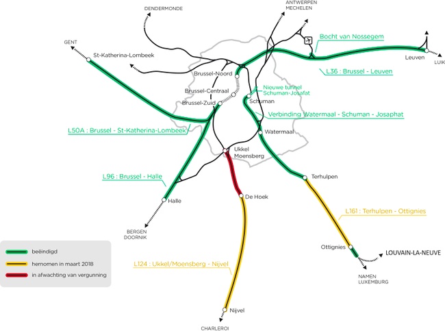 Ukkel hoopt op gunstige stemming van Linkebeek om GEN-station aan lijn ...