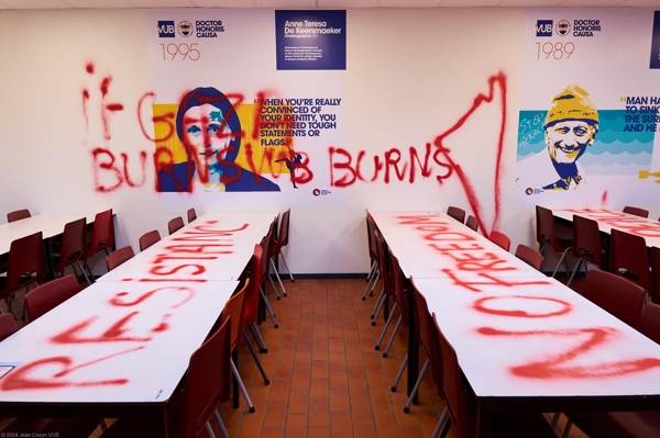 VUB dient klacht in na inbraak restaurant en vandalisme met pro ...