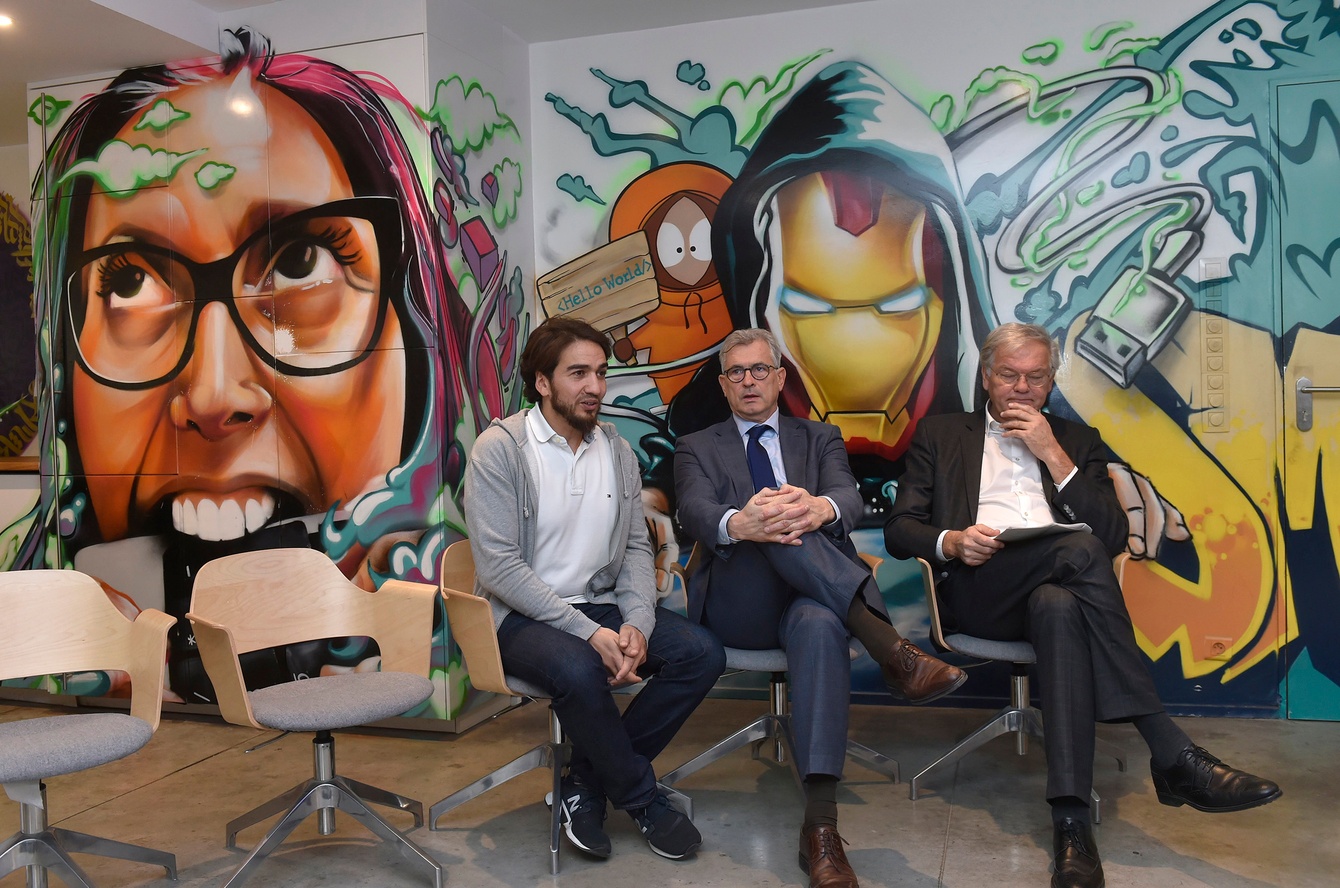 Ibrahim Ouassari is 'Brusseleir van't joêr' en Hugo Weckx 'Brusseleir ...