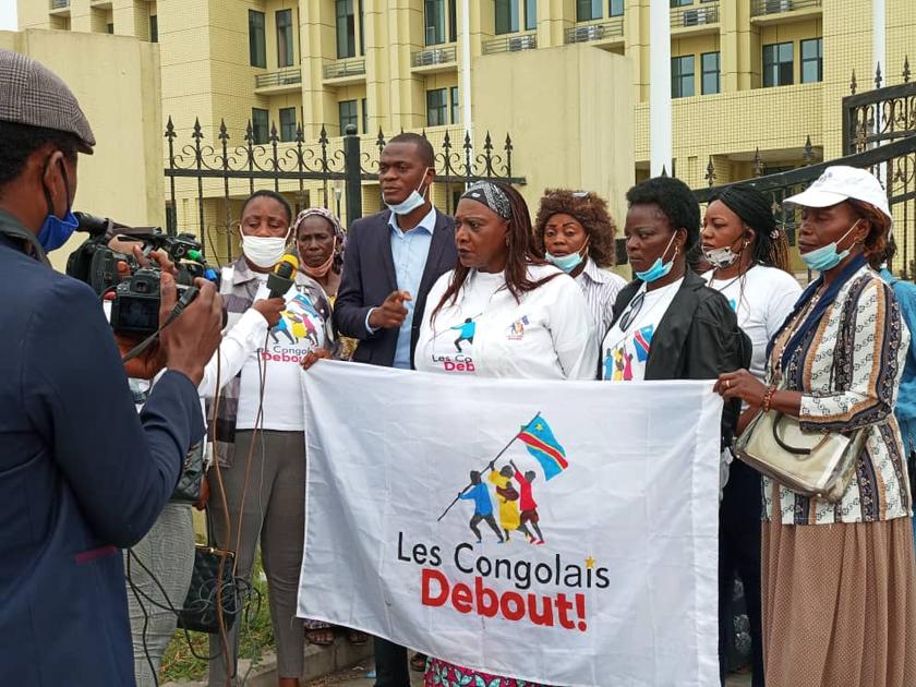 Congolese diaspora organiseert sit-in voor vrede in Congo | BRUZZ