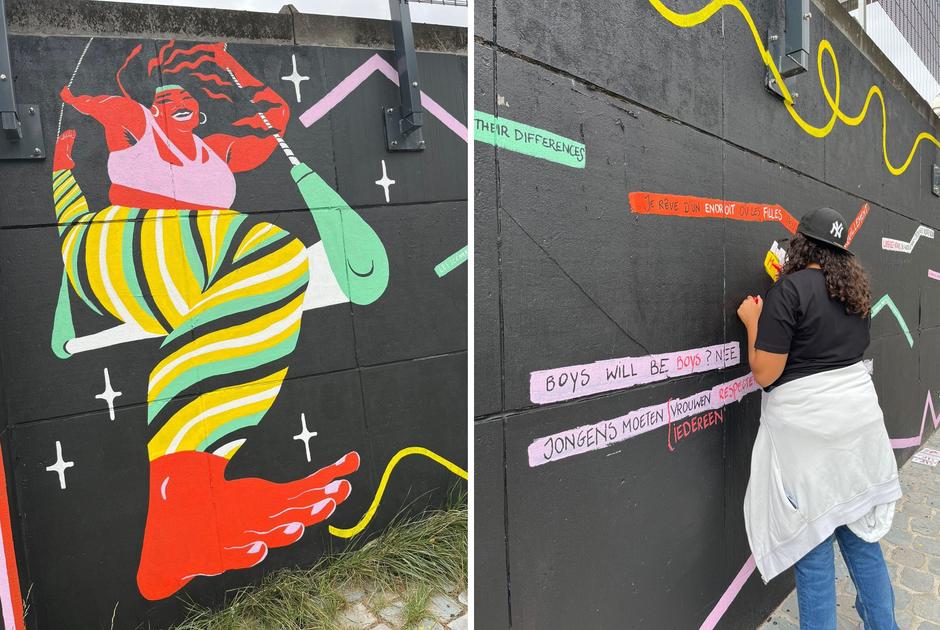 ZIJkant en WeTopia onthullen muurschildering om Brussel ...