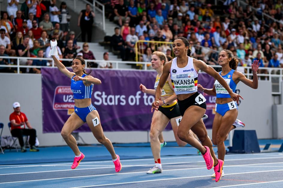 Voor sprintster Delphine Nkansa moeten alle details kloppen op de 60 ...