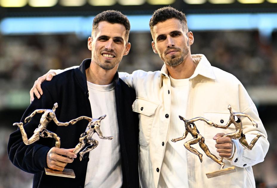 Kevin en Jonathan Borlée nemen in ereronde afscheid van Koning ...