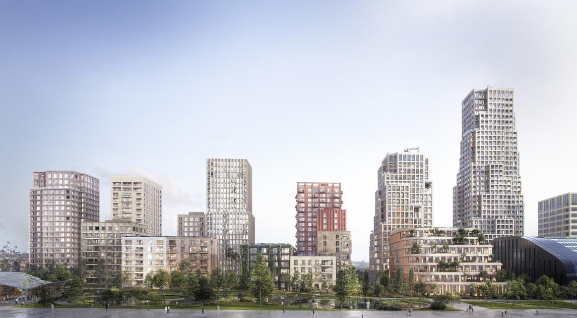 Lake Side-woonproject aan Thurn & Taxis omvat nu ook 61 sociale woningen | BRUZZ