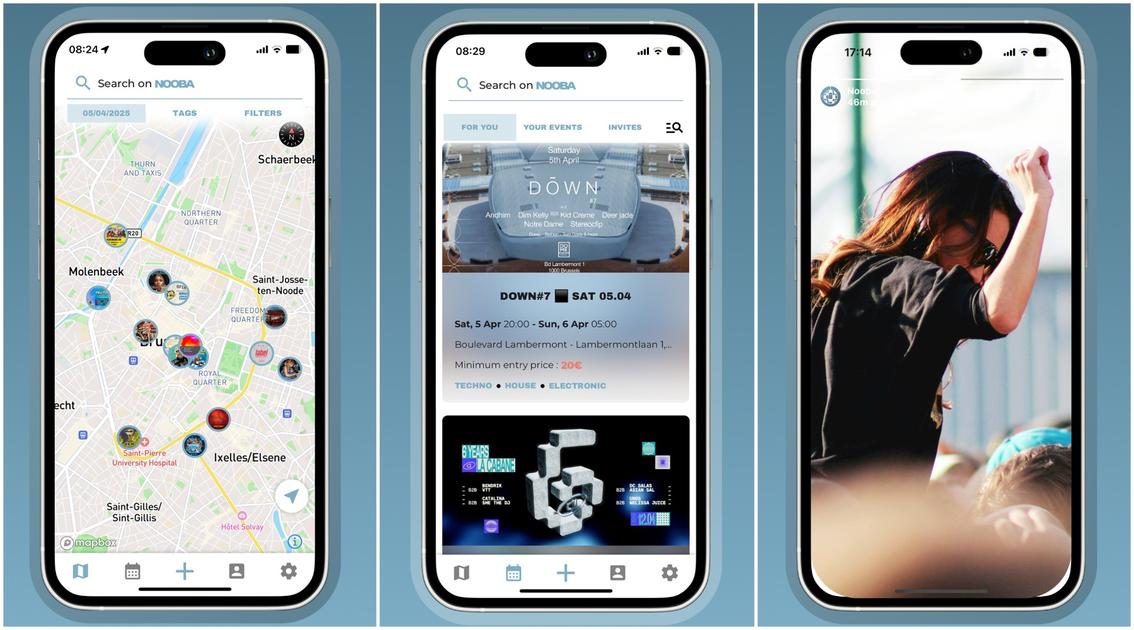 Party-app Nooba brengt uitgaan in Brussel in kaart | BRUZZ