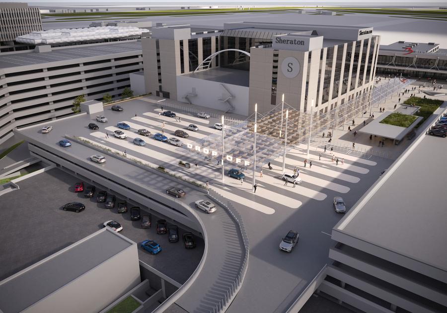 Werken gestart voor nieuwe drop-off zone op Brussels Airport | BRUZZ