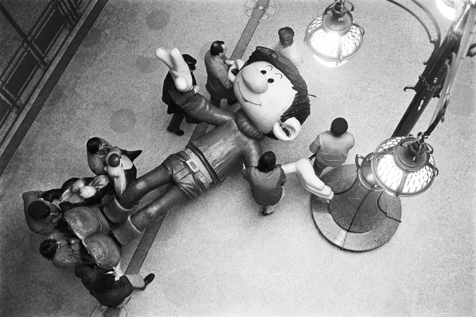 Iconisch standbeeld Guust Flater verdwijnt definitief uit het ...