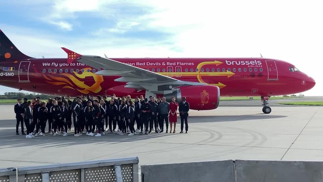 Brussels Airlines presenteert nieuw vliegtuig dat gewijd is aan Rode ...