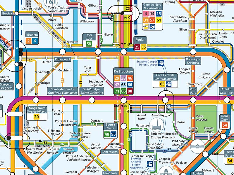 Kaartenkenner fileert nieuw MIVB-netplan | BRUZZ
