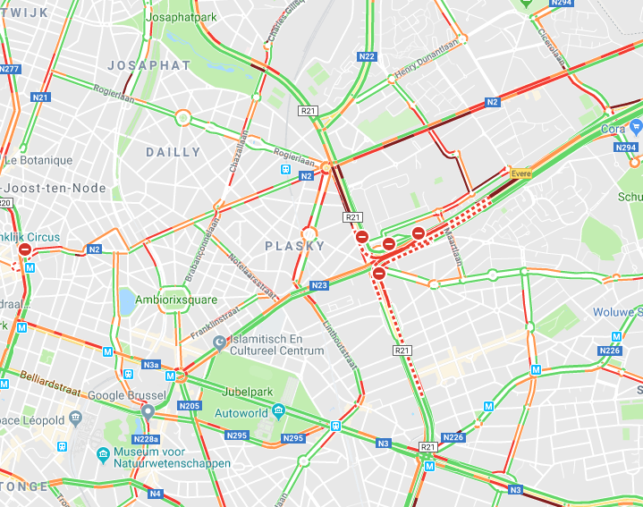 Chaos Reyerstunnels blijft uit | BRUZZ