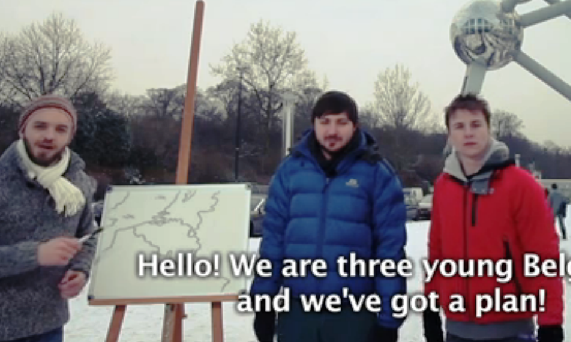 Brusselaars willen Europese steden verbinden met reuzenschermen | BRUZZ